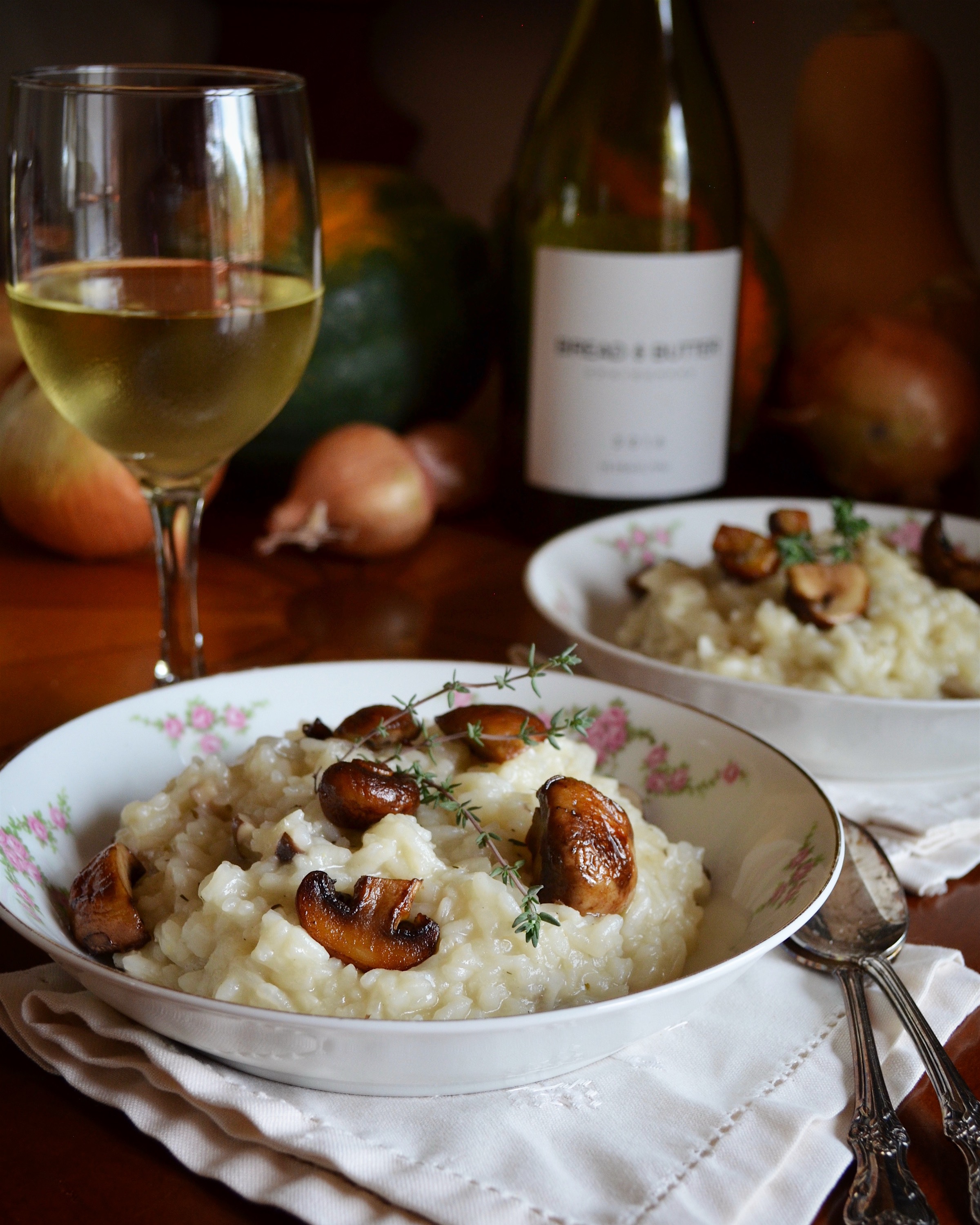 Mushroom Risotto – Cerise Chérie