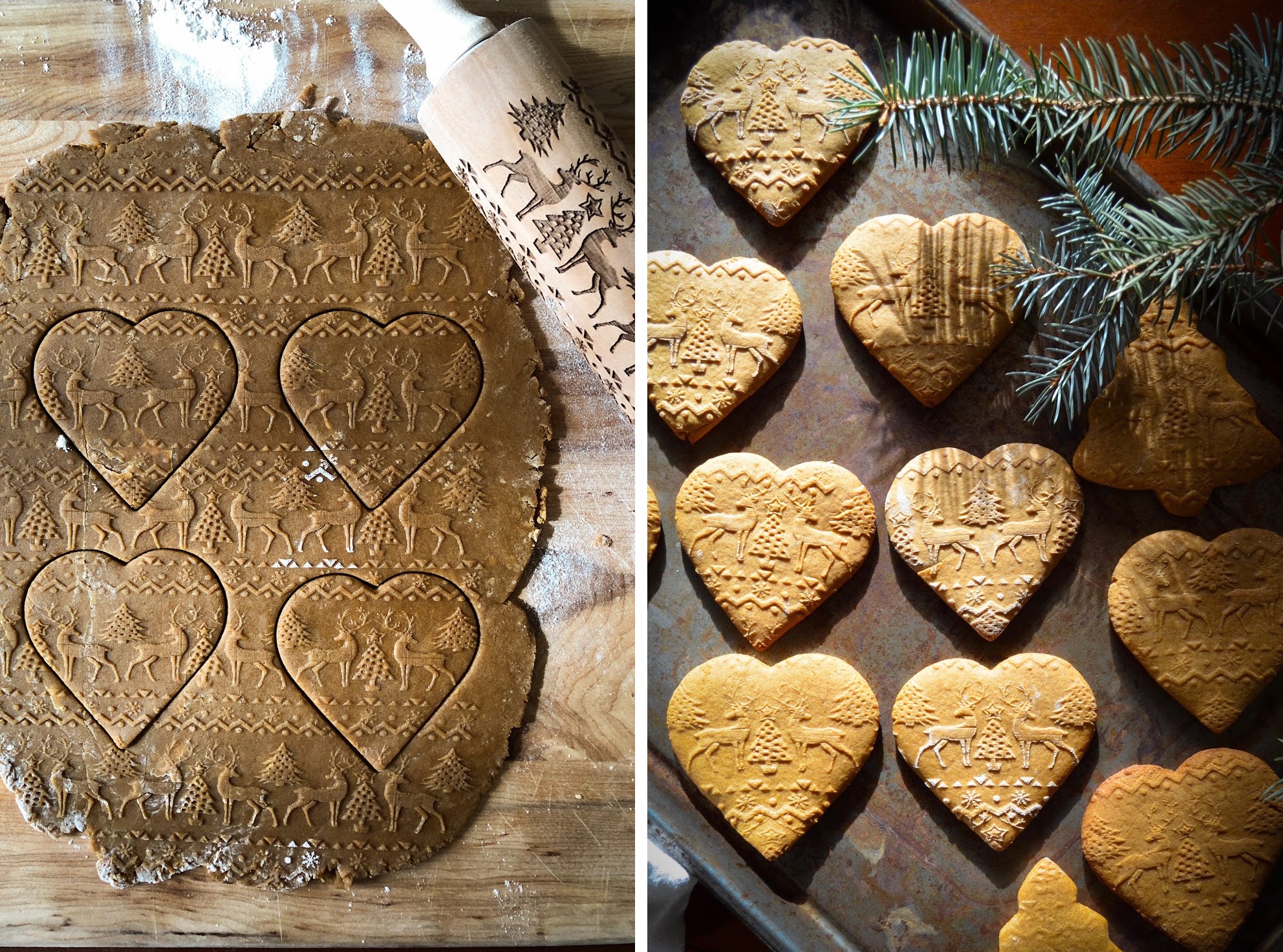 Embossed Gingerbread – Cerise Chérie